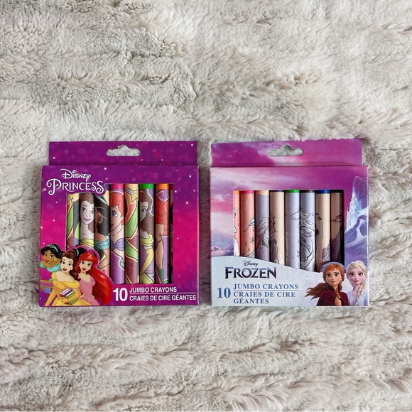 Disney | Office | Disney Princess Frozen Jumbo Crayon Bundle | Poshmark